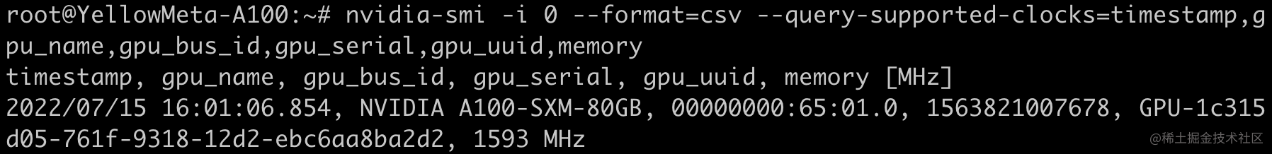 NVIDIA-SMI系列命令详解(8)-设备修改选项(3) - 掘金