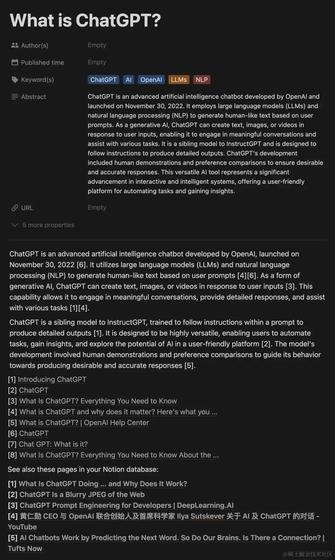 这是Coze平台上最完善、最强大的Notion连接器通过Notion Connector提供的一系列API工具，你可以在 - 掘金