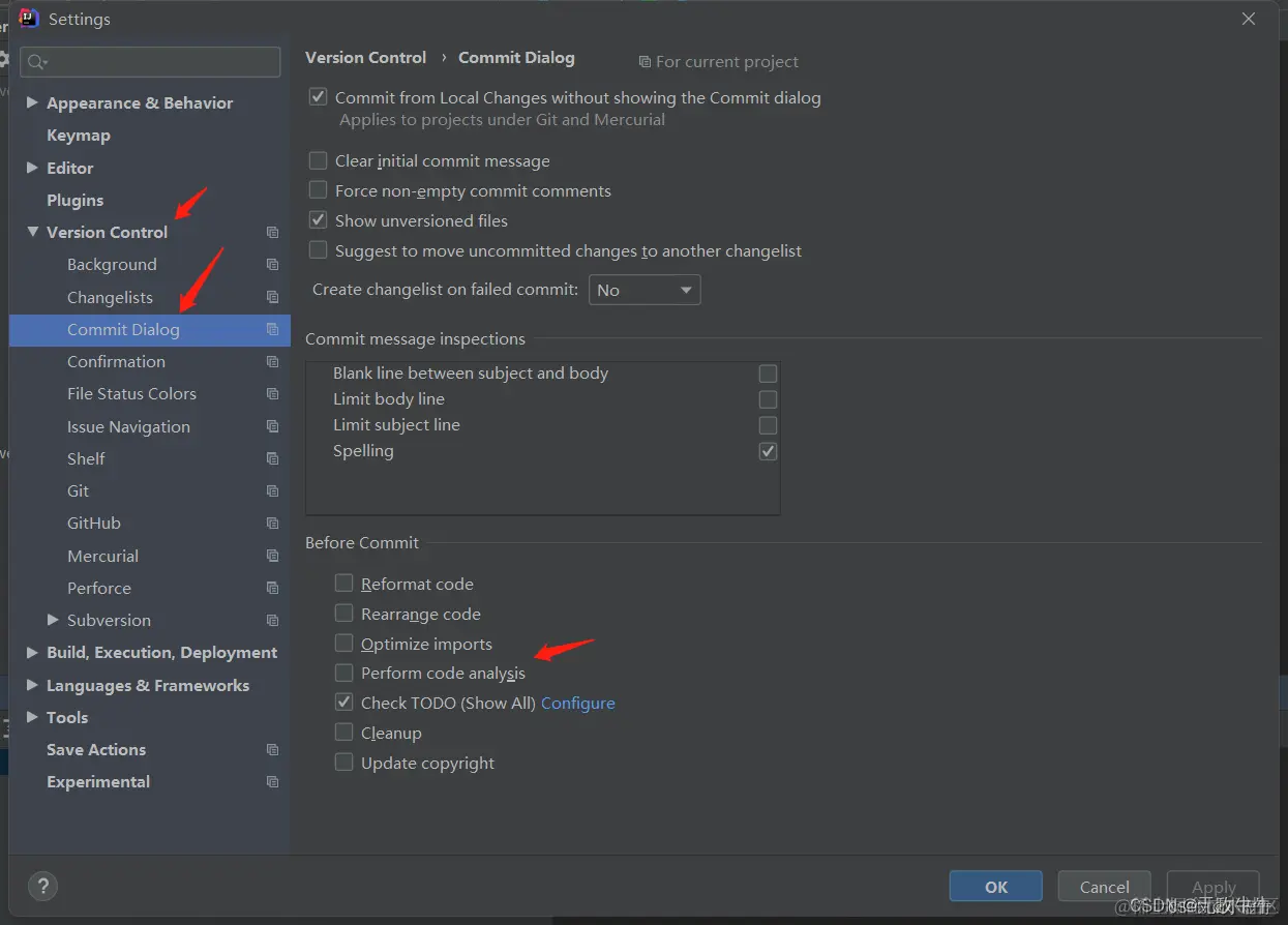 IDEA 出现问题：git提交commit时Perform code analysis卡住解决方案-CSDN博客 - 掘金
