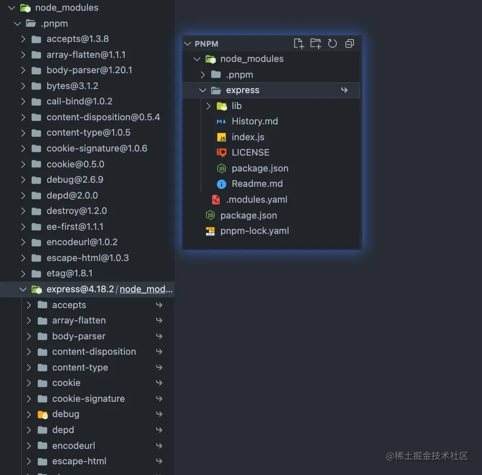 为什么我选择在项目中使用 pnpm？一、什么是 pnpm？ 总览 pnpm 的 官网 中是这样介绍 pnpm 的： 意思 - 掘金