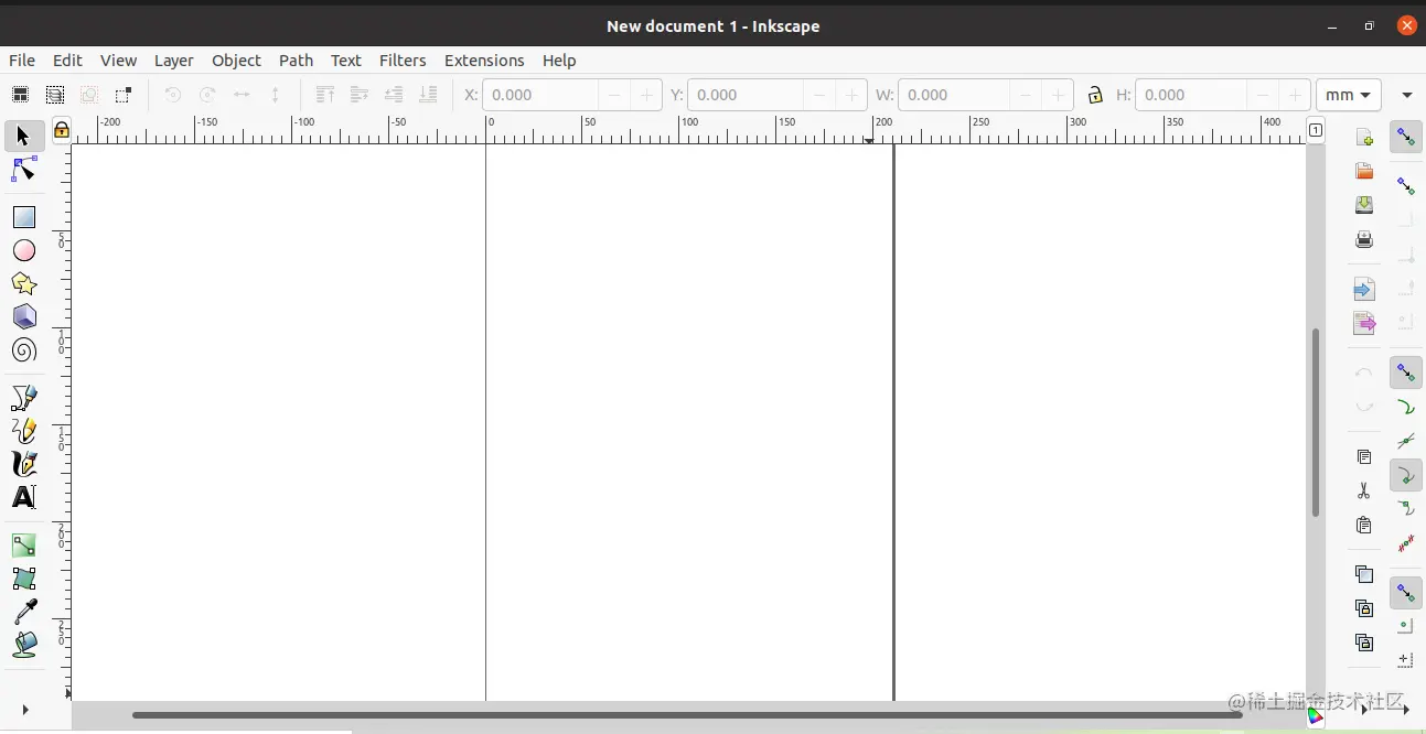 如何在Inkscape中改变画布尺寸在Inkscape中，在创建了一个准备定稿的设计后，你很可能需要改变尺寸以适应你所创 - 掘金