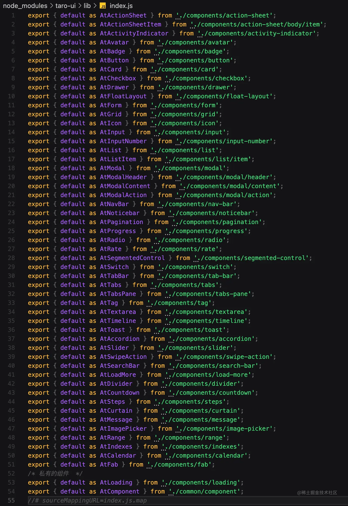 打包 Taro-UI 踩过的坑项目分析 最近在处理 taro 小程序的优化问题，通过小程序代码依赖分析，其中最大的就是v - 掘金