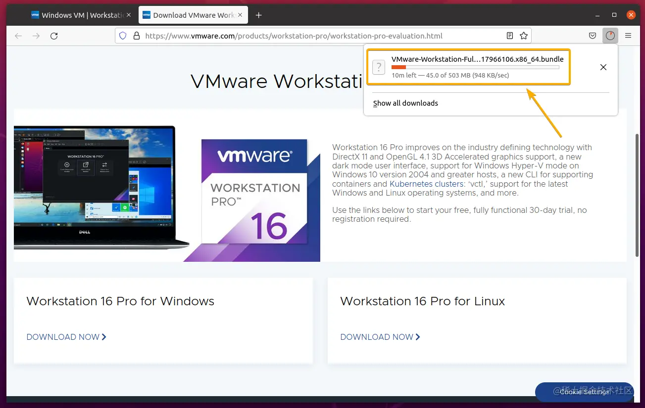 如何在Linux上安装VMware Workstation Pro 16VMware Workstation Pro的最 - 掘金