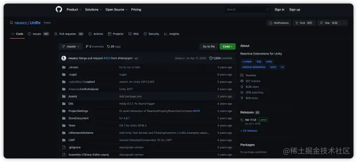 Github上有什么好的unity开源项目?> **程序员宝藏库**：[https://gitee.com/sharet - 掘金
