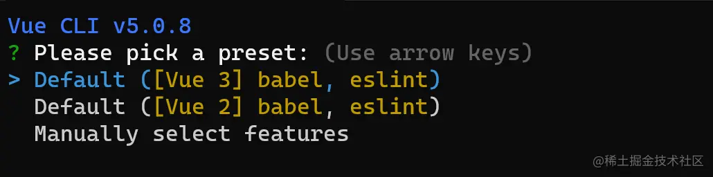 创建Vue项目的3种方式对比Vite、@vue/cli、vue-cli三种创建Vue项目方式的异同，包括：使用的命令、创 - 掘金
