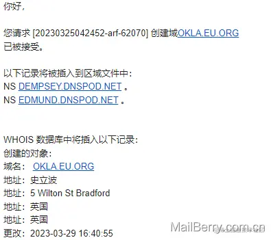 Eu.org免费域名已经通过了,并转到CloudFlare解析前言 前段时间，看到大家都在推免费的域名Eu.org域名， - 掘金