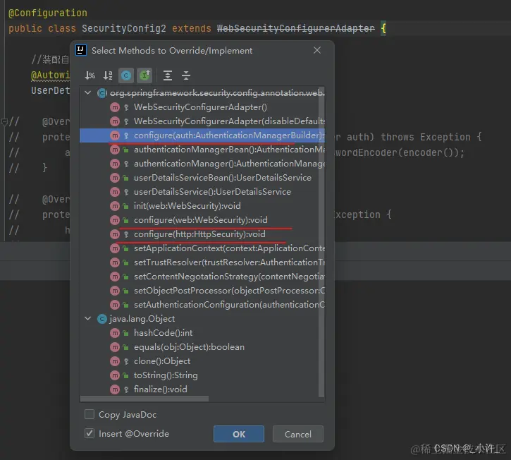 WebSecurityConfigurerAdapter被弃用Spring Security基于组件化的配置和使用 - 掘金