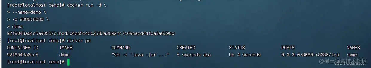 Docker 部署一个 SpringBoot 项目Docker 是现在很火的一个容器技术，能够帮助我们快速部署一个项目和 - 掘金