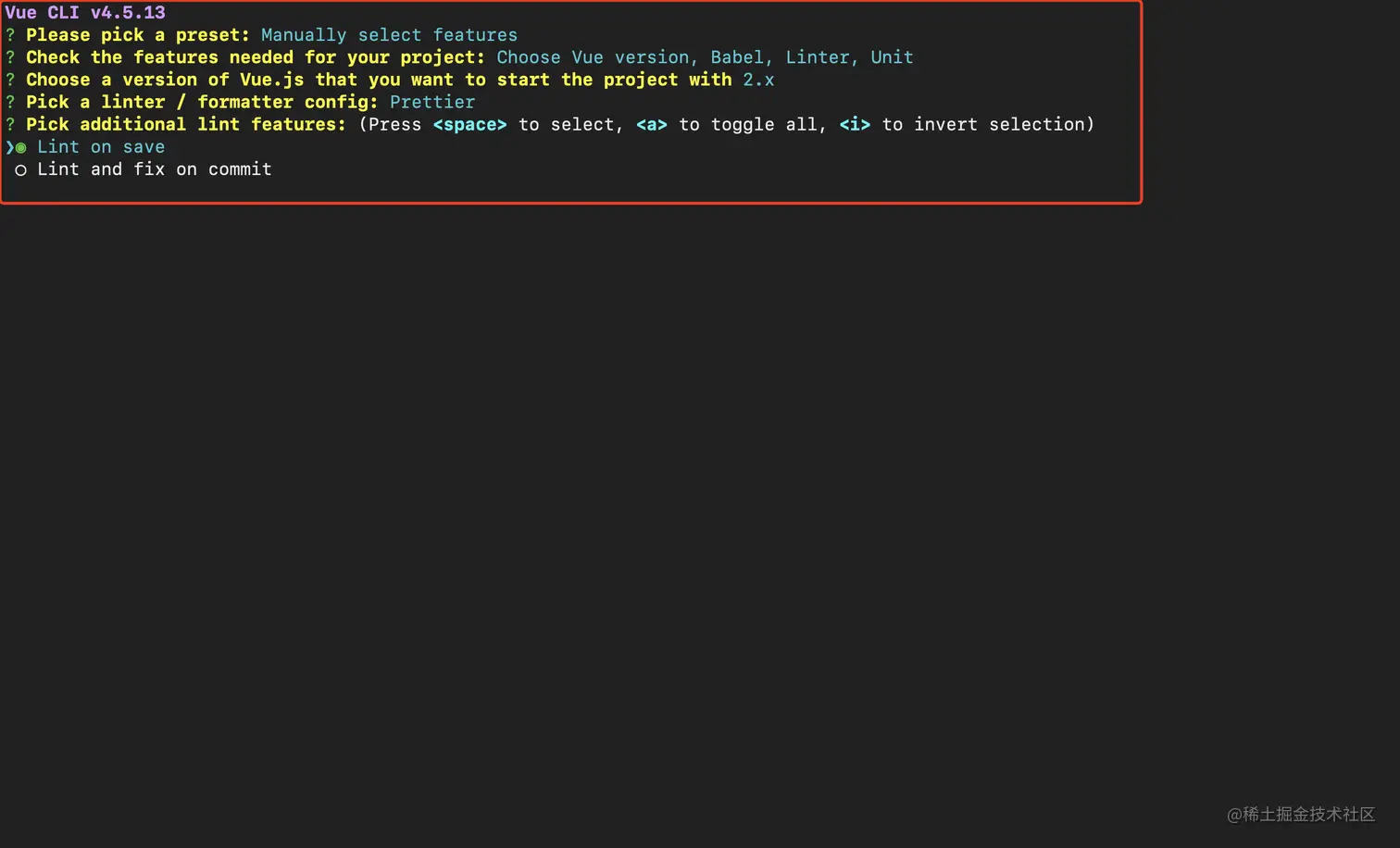 Vue Cli 手动创建项目 Vue Create Xxx使用 Vue Cli 提供的命令，创建一个叫 Vue Unit 掘金