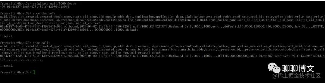 一文读透，FreeSWITCH的originate命令解析及示例FreeSWITCH版本：1.10.9 操作系统：Cen - 掘金