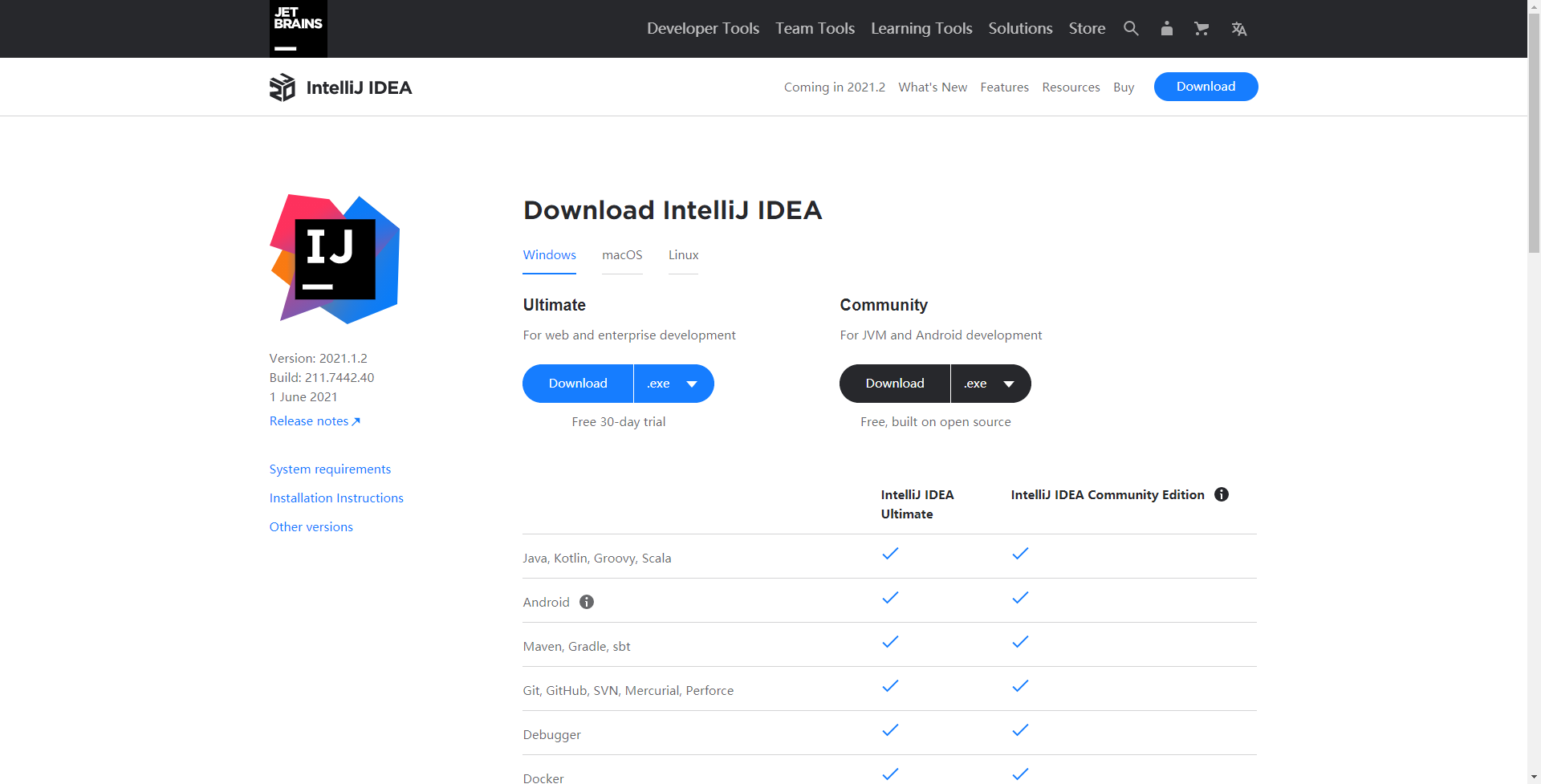 IntelliJ IDEA (2021 latest version) download installation and ...