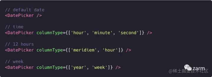 Zarm 3.0 正式发布！Zarm 是众安科技基于 React 研发的一款适用于企业级的移动端 UI 组件库。Zarm - 掘金