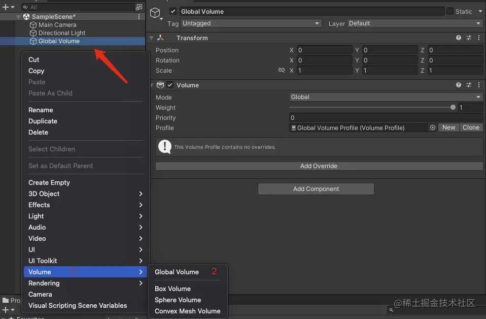 Unity 之 Post Processing后处理不同项目配置（UPR项目配置）后期处理是指在摄影机绘制场景之后但在屏 - 掘金