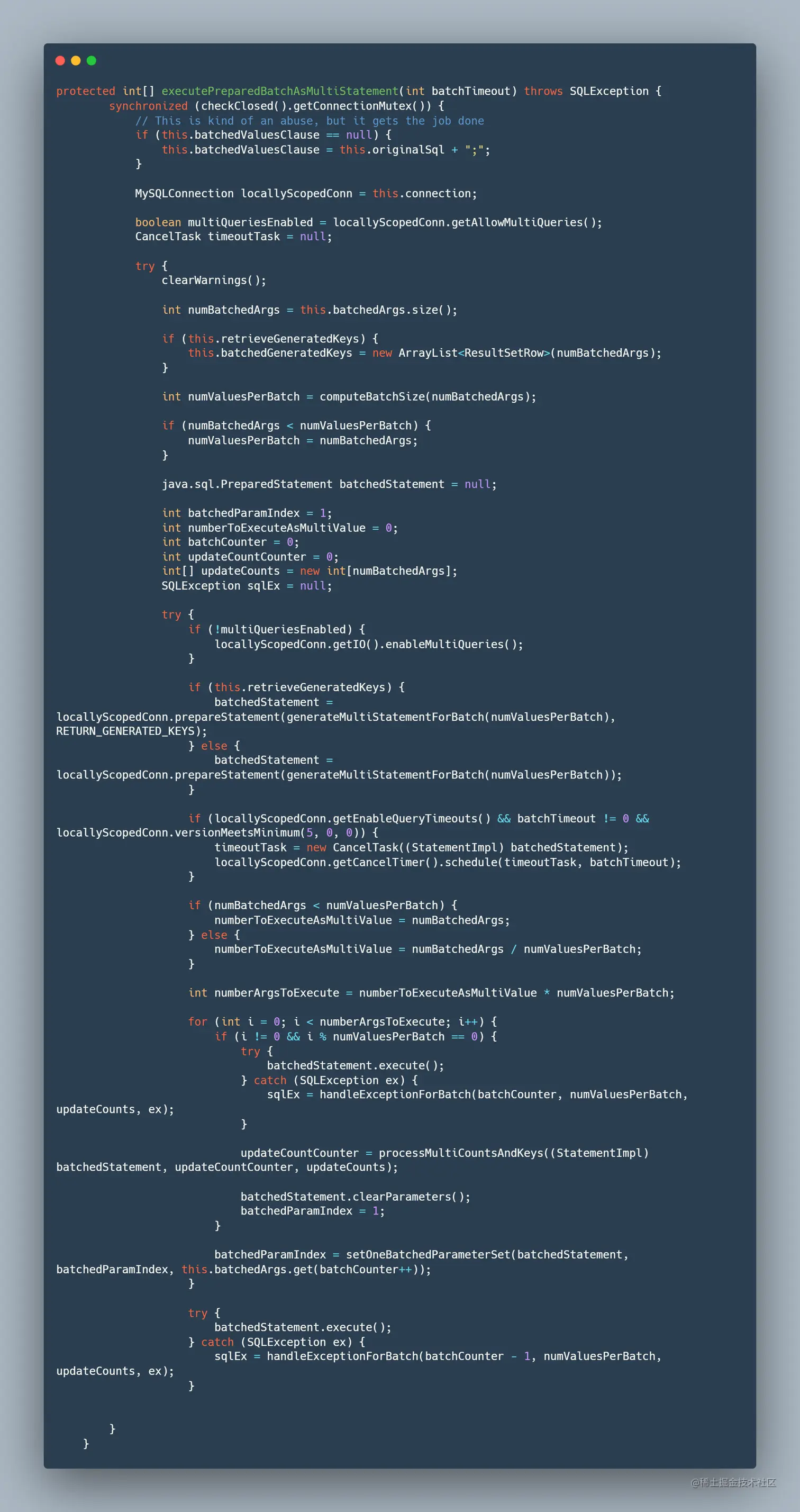 Mysql：一个rewriteBatchedStatements参数导致线上数据库批量更新只能更新一条语句？rewrit - 掘金