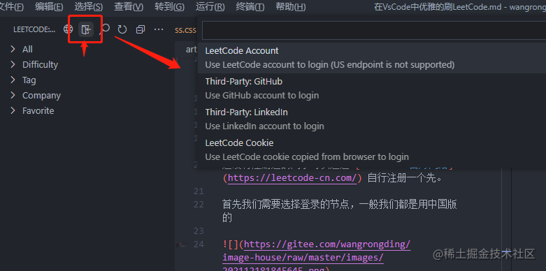 在 VsCode 中优雅的刷 LeetCode 🔥 - 掘金