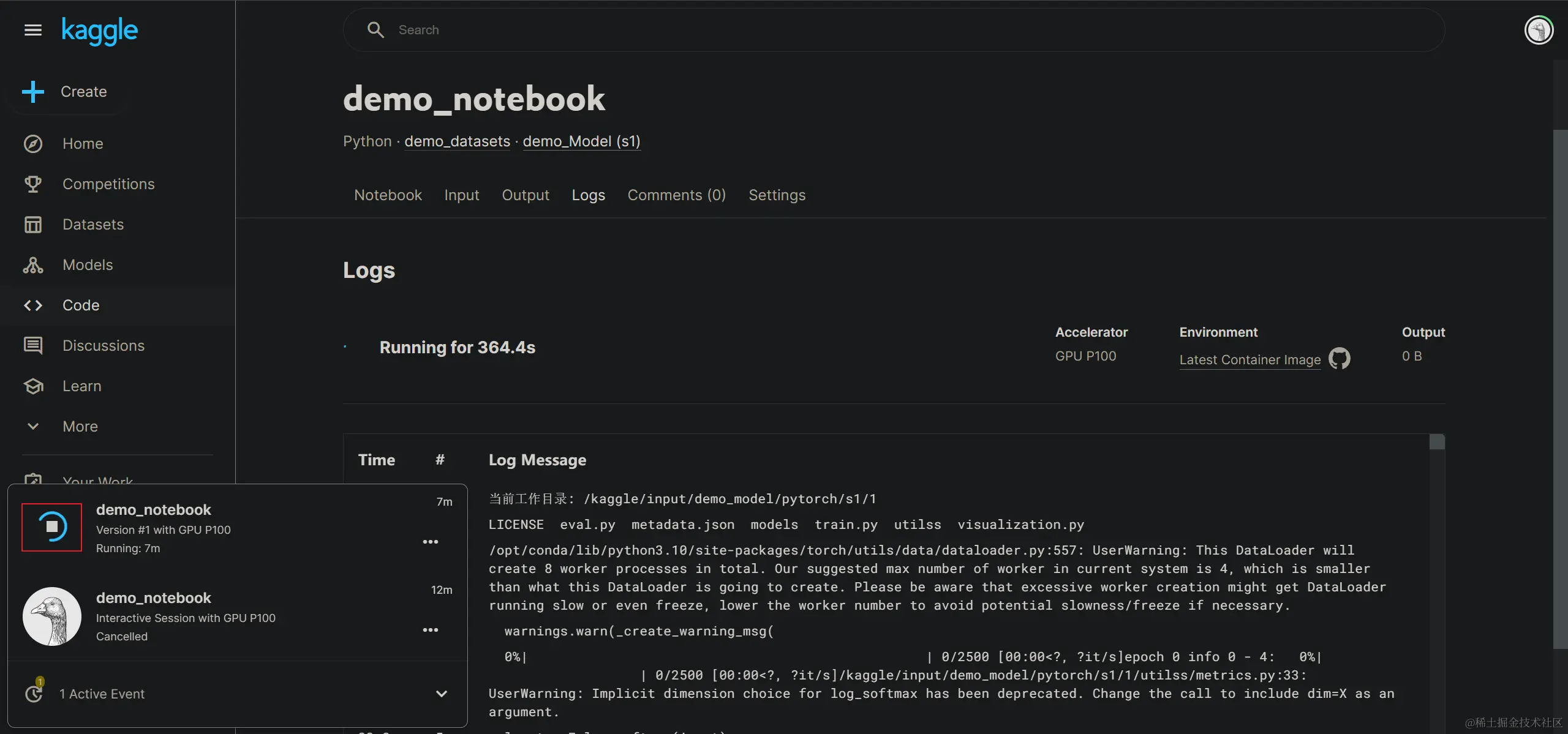 Kaggle训练模型教程Kaggle免费GPU的简易使用教程。 包含数据集、模型代码的上传，数据集和模型的挂载，调试运行 - 掘金