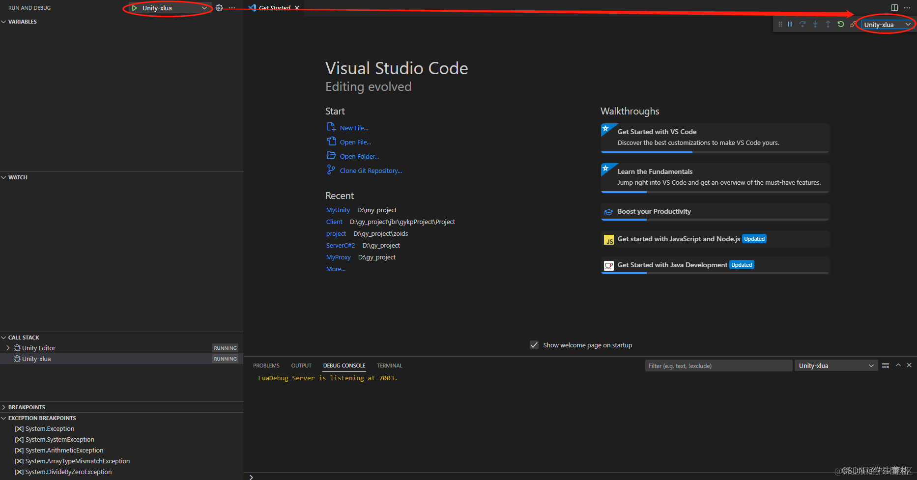 [Unity实战]一个好用的lua/xlua/tolua/slua调试工具vscode-luaide-lite插件 好用到飞起..[Unity-Debug+Xlua-Debug][开箱可用] - 掘金