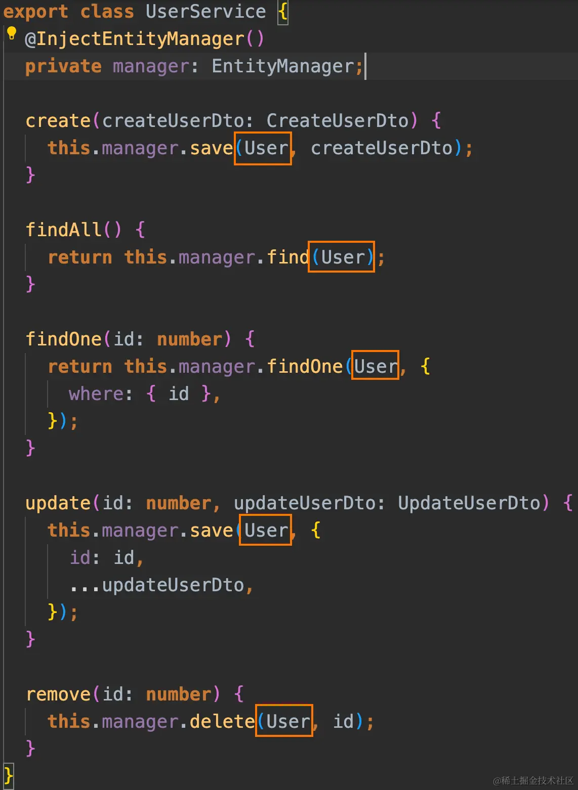 Nest 集成 TypeORM本文重点介绍了在 NestJS 中使用 TypeORM 的过程，包括创建 Nest 项目、 - 掘金