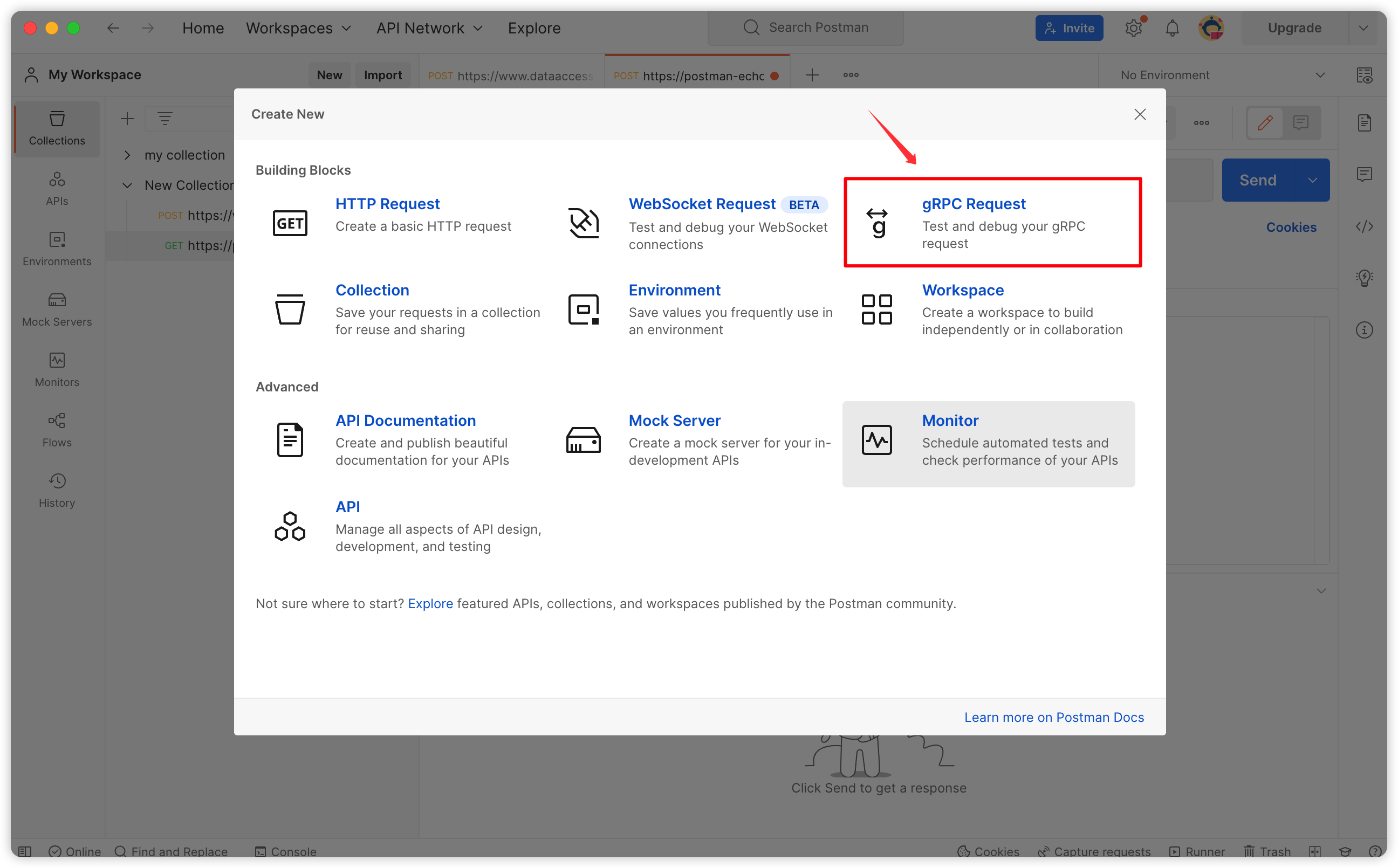 如何使用 Postman 发送 gRPC 请求