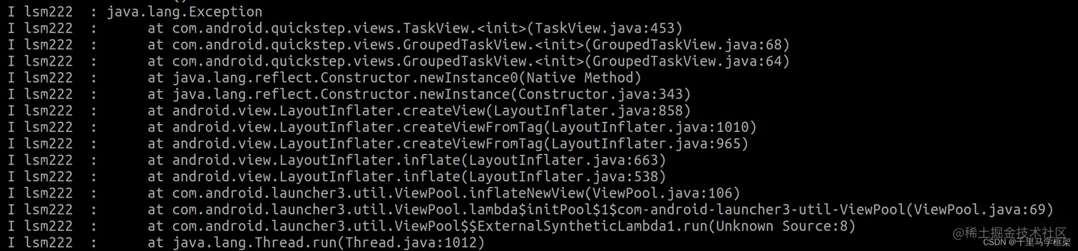 Launcher对RecentView展示TaskView详细分析-android framework车载车机手机系统开发 - 掘金