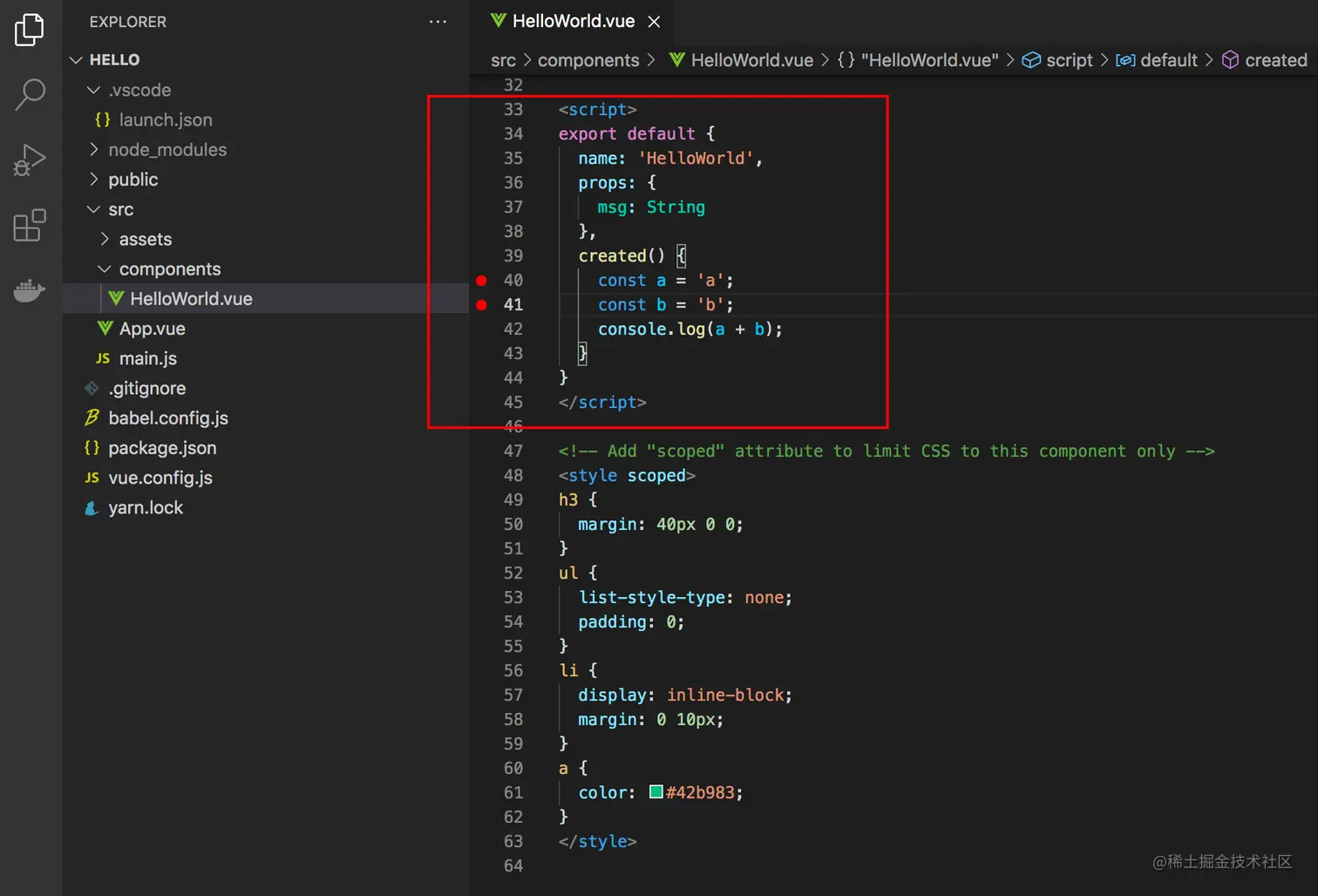在 VS Code 中调试 Vue万物皆可 VS Code, 作为一个前端攻城狮，让我们一起研究一下如何在 VS Cod - 掘金