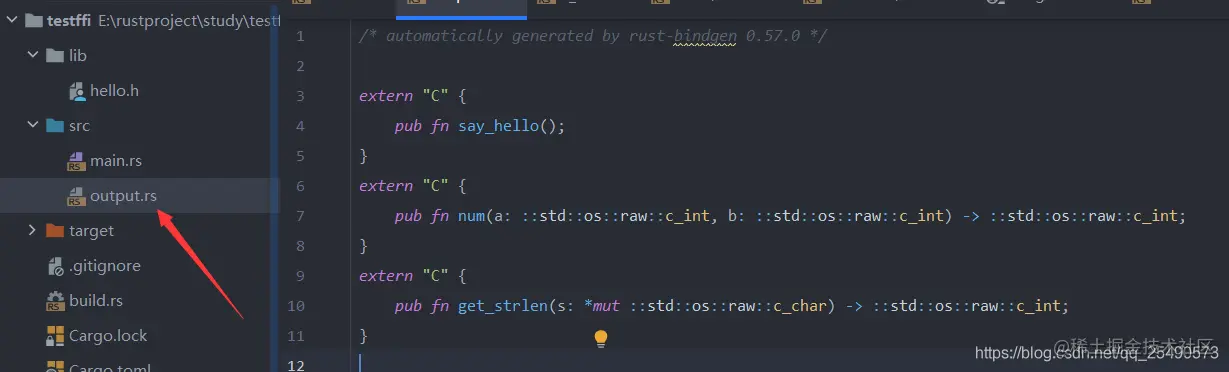 Rust 调用标准C接口的自定义c/c++库，FFI详解前言 没有前言，干就完事了。 关于库 本人环境是win10，vs - 掘金