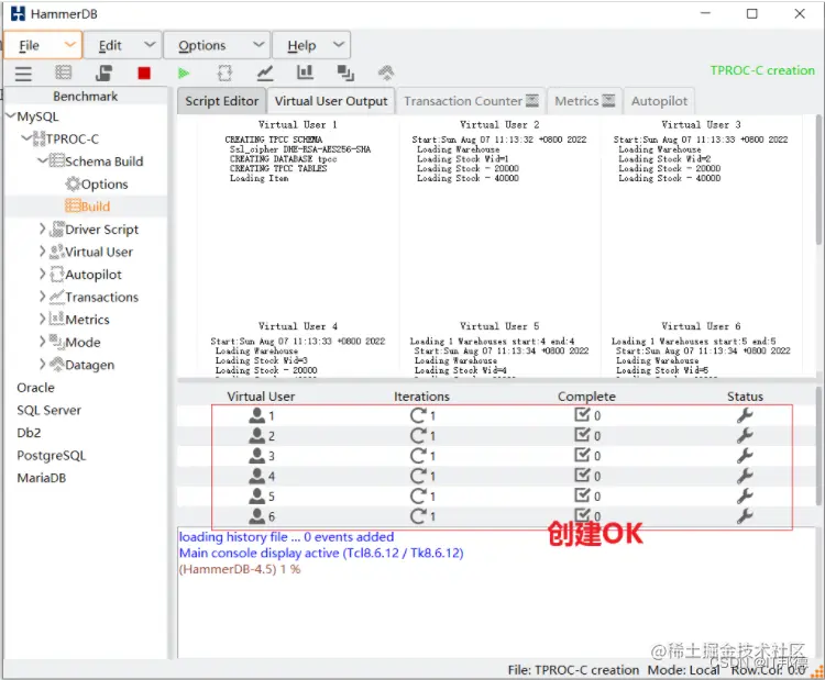 MySQL压测神器HammerDB的部署及使用HammerDB 是一个开源的数据库负载测试和基准测试工具，同时支持 Wi - 掘金