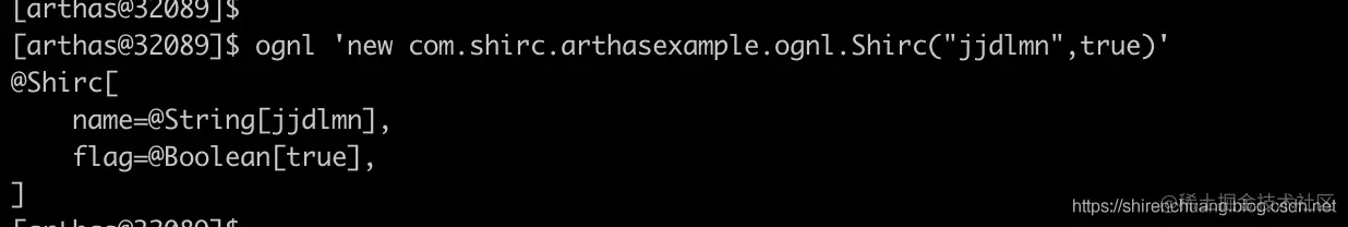 【Arthas】命令之ognl使用姿势还不了解Arthas怎么安装启动的可以翻阅 【Arthas】初始Arthas,安装 - 掘金