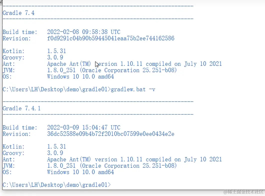 Gradle7.4安装与基本使用一.前言二.下载Gradle三.Gradle镜像源-全局级配置四.配置Gradle wr - 掘金