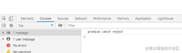 错误捕获,try catch能不能捕获到promise.reject()的错误? - 掘金