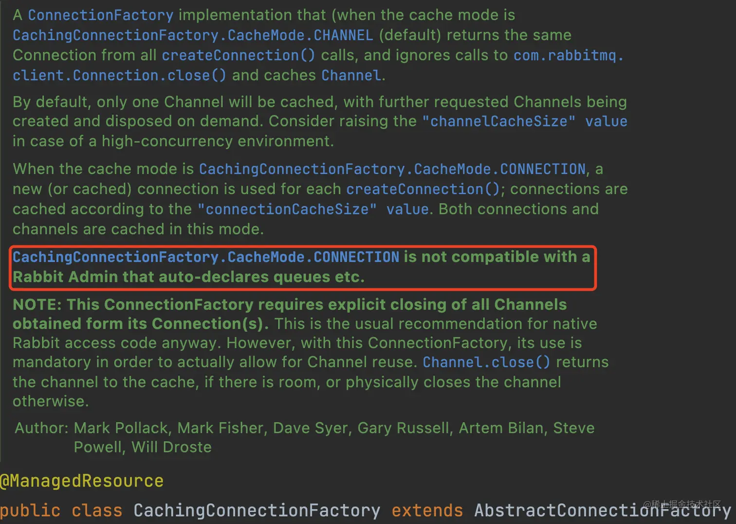 RabbitMq Connection和Channel 模式的选择RabbitMq CacheModel 基本概念 Co - 掘金