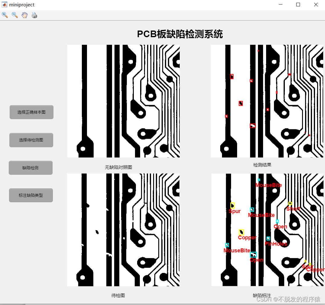 MATLAB实现工业PCB电路板缺陷识别和检测-CSDN博客