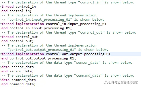 【OSATE&AADL建模入门学习教程】AADL语法介绍（一）组件的基本介绍本文介绍了AADL语法组件的基本信息，同时推 - 掘金