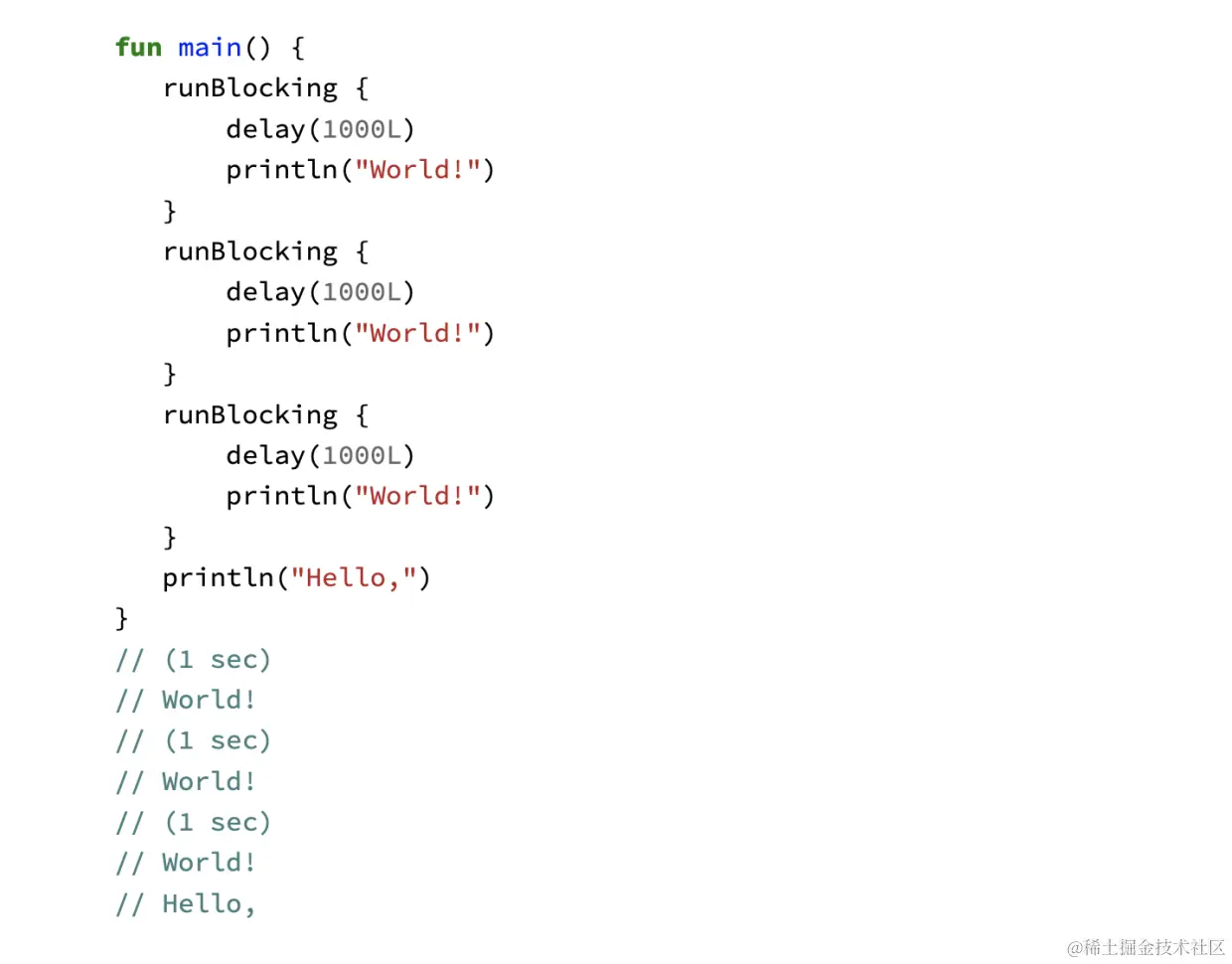 kotlin协程学习——内置的支持Coroutines: built-in support vs library 在讨论 - 掘金