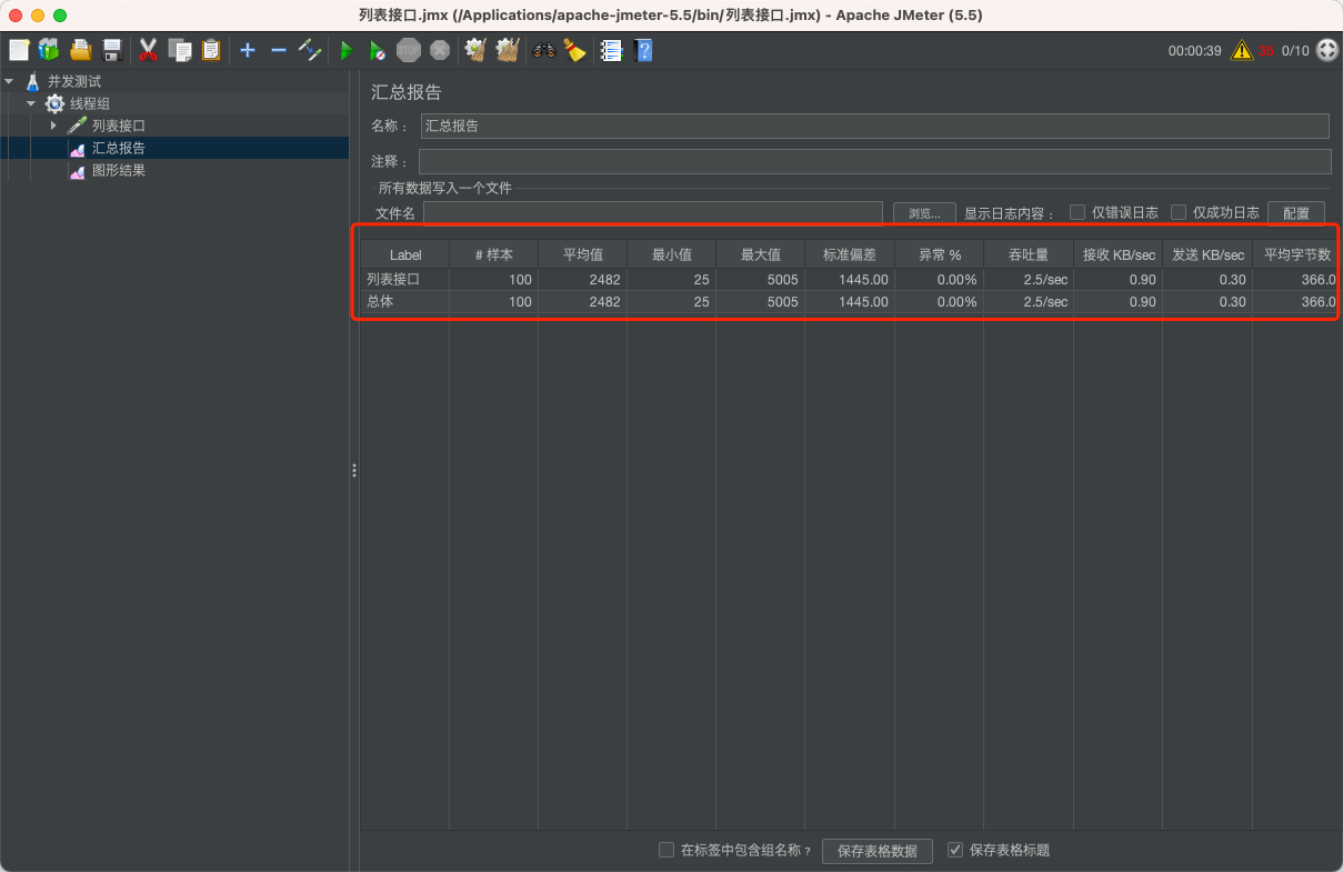 JMeter 并发测试和持续性压测详解