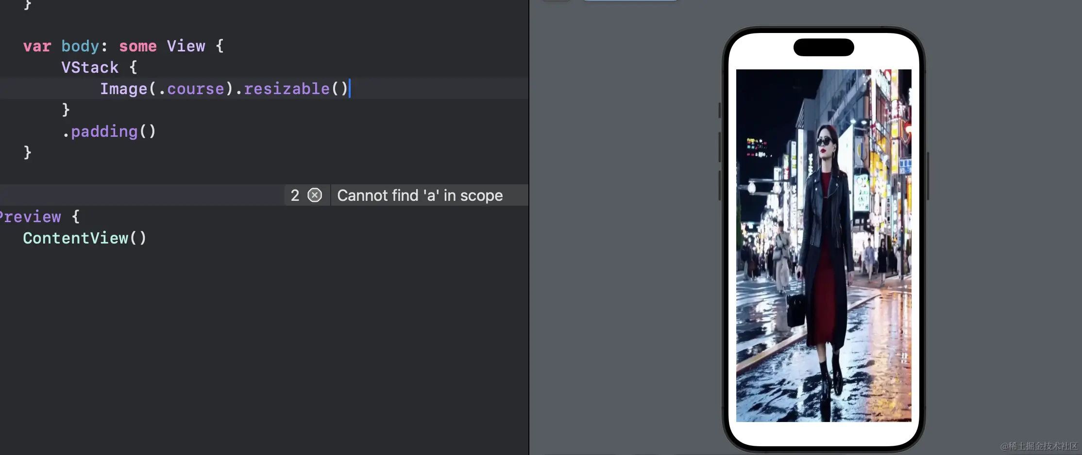 swiftui基础组件Image加载图片，以及记载gif动图示例想要在swiftui中展示图片，可以使用Image这个组 - 掘金