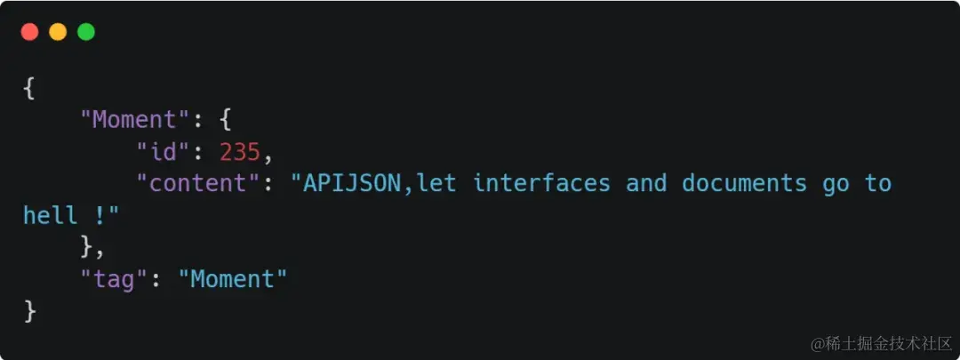 APIJSON语法使用，超详细APIJSON赋予了前端极大的灵活性和自主性。根据业务需求前端可以自己设计数据库表结构，不 - 掘金