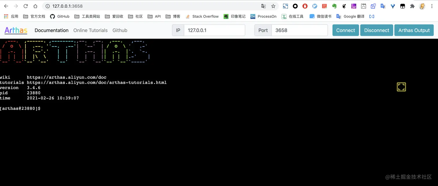 arthas诊断工具的使用（基础篇）1. arthas简介 arthas 是一款用于java程序诊断的跨平台开源工具，由 - 掘金