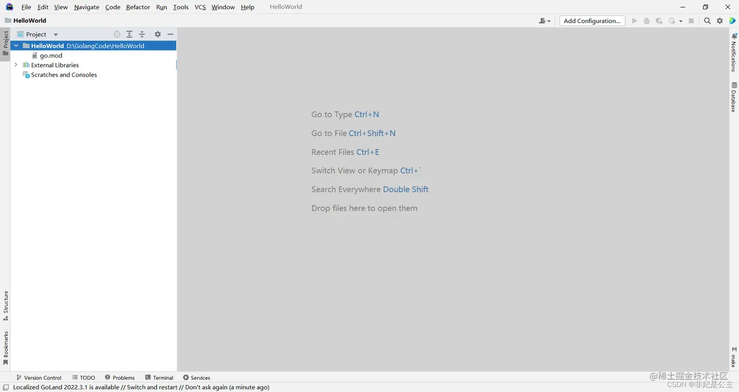 Windows下配置Golang开发环境，并安装配置GoLand IDE ｜ 青训营笔记10分钟轻松在Windows下利 - 掘金