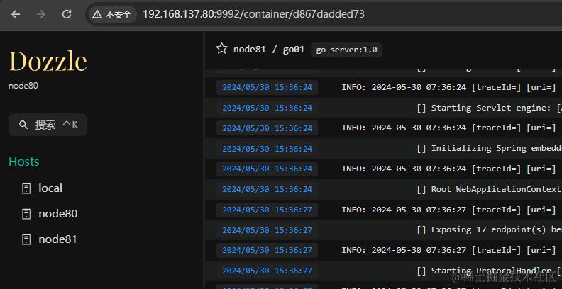 dozzle轻量级Docker日志查看器【超详细】Dozzle 是 一款基于接口来监视Docker日志的轻量级的应用，它 - 掘金