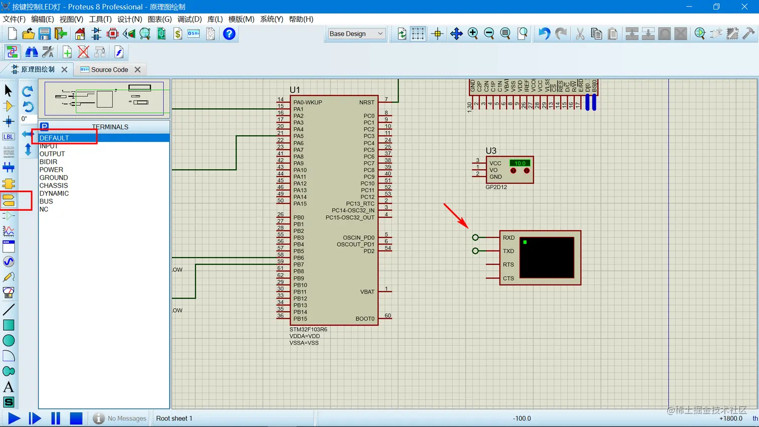 利用Proteus仿真STM32实现DHT11温湿度检测介绍Proteus仿真STM32，读取DHT11采集的温湿度，并 - 掘金