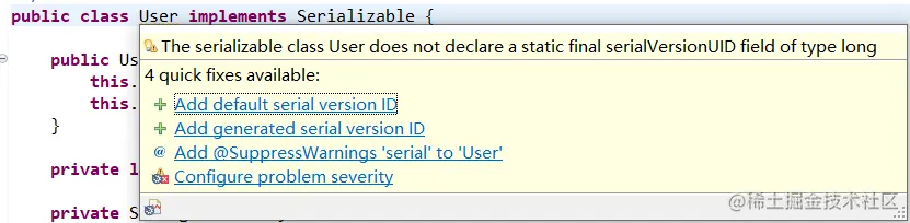 Java基础——Serializable/Externalizable序列化接口前言 Serializable序列化是将 - 掘金