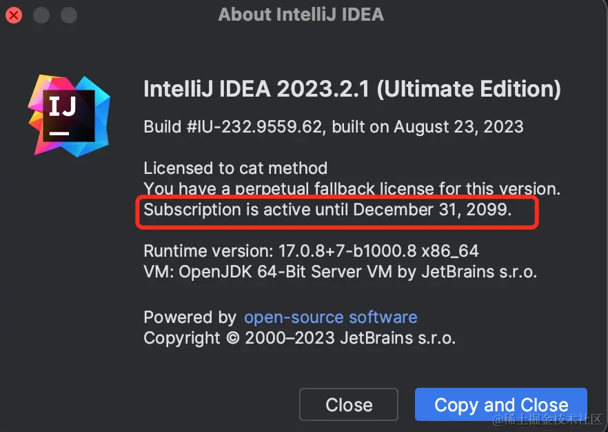 JetBrains IDEA注册原理学习IntelliJ IDEA 2023.2.1 (Ultimate Edition - 掘金
