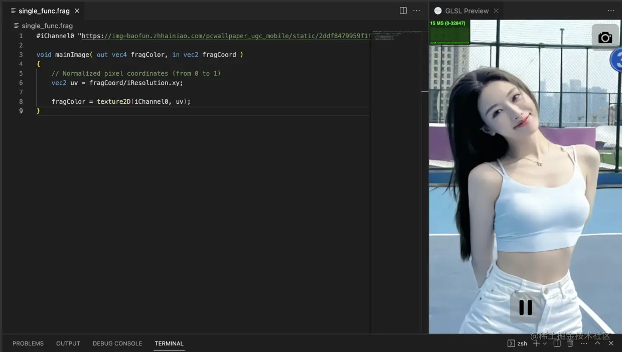 OpenGL & Metal Shader 编程：ShaderToy 内置全局变量前面发了一些关于 Shader 编程的 - 掘金