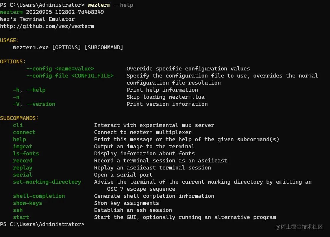 WezTerm 跨系统终端 和 Lua 配置前置 如果需要长期编程，或者打算长期学习维护自己的代码，那么终端可能是不二选 - 掘金