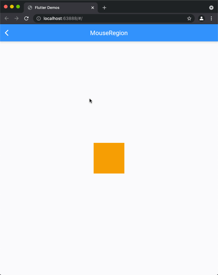 Tutorials on Flutter gestures -MouseRegion - Moment For Technology