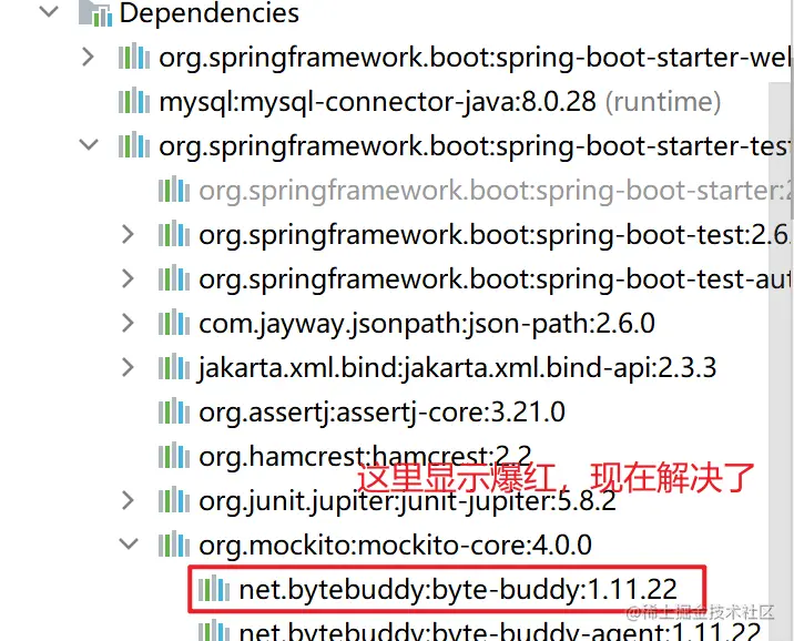 Cannot resolve net.bytebuddy:byte-buddy:1.11.22(Maven仓库中有jar包，但是jar包显示爆红) - 掘金