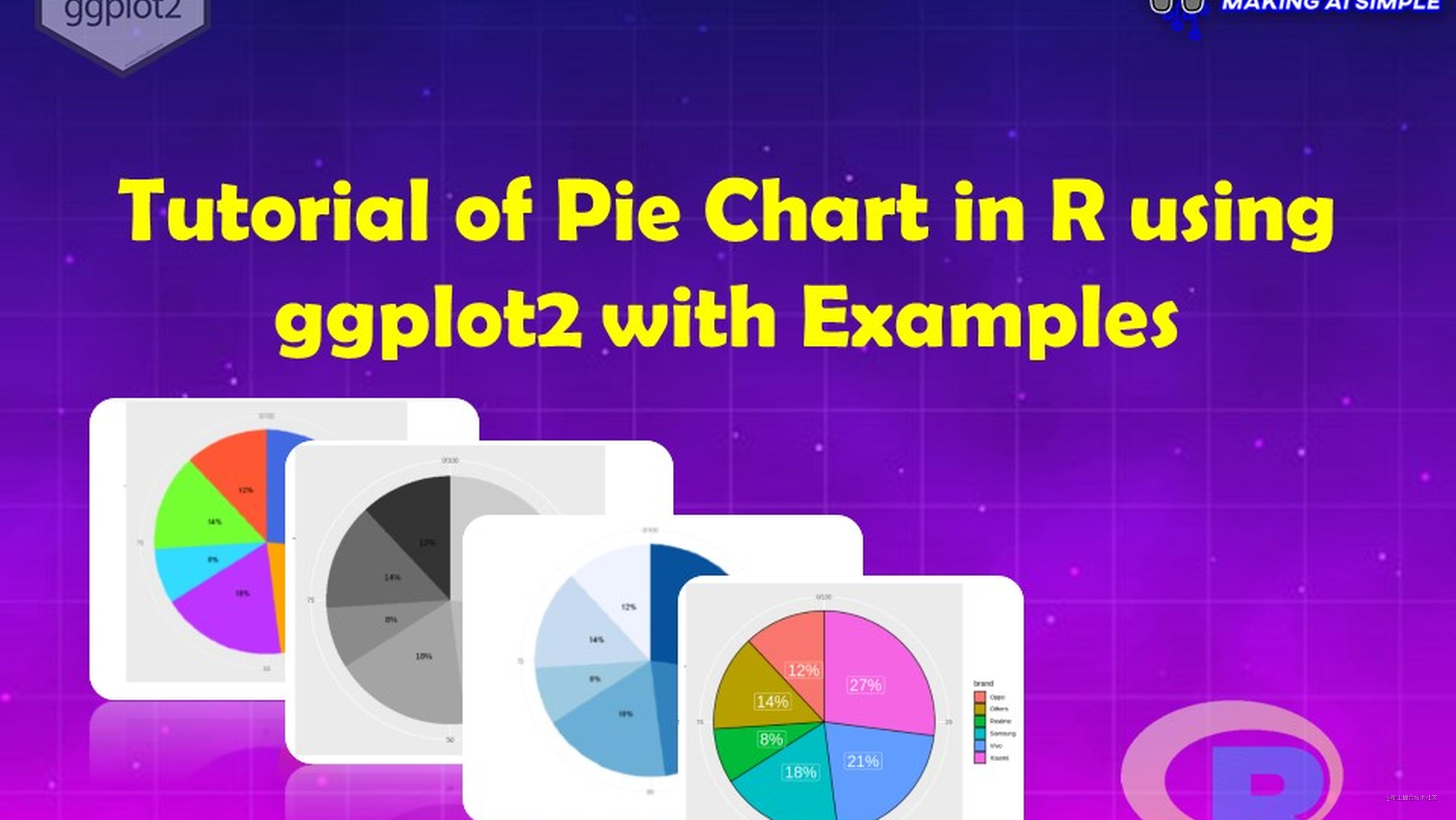 ggplot2中的饼图教程及实例 - 掘金