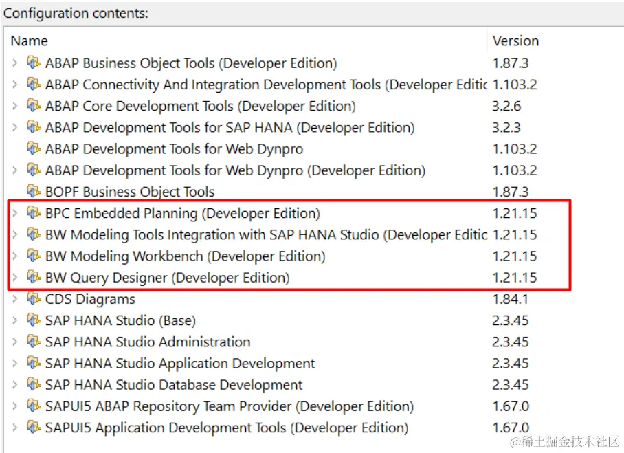 下载并安装 SAP HANA Studio 2.0 (SP3) 以及 ABAP 和 BW Perspectives (BW-MT) - 掘金