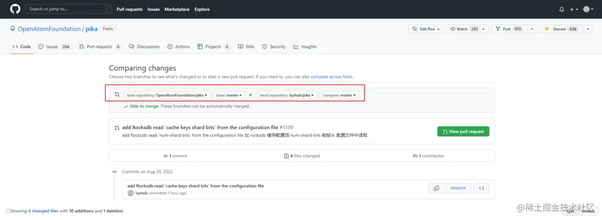 github 提交 pull request 流程 和 commit重复解决办法 - 掘金